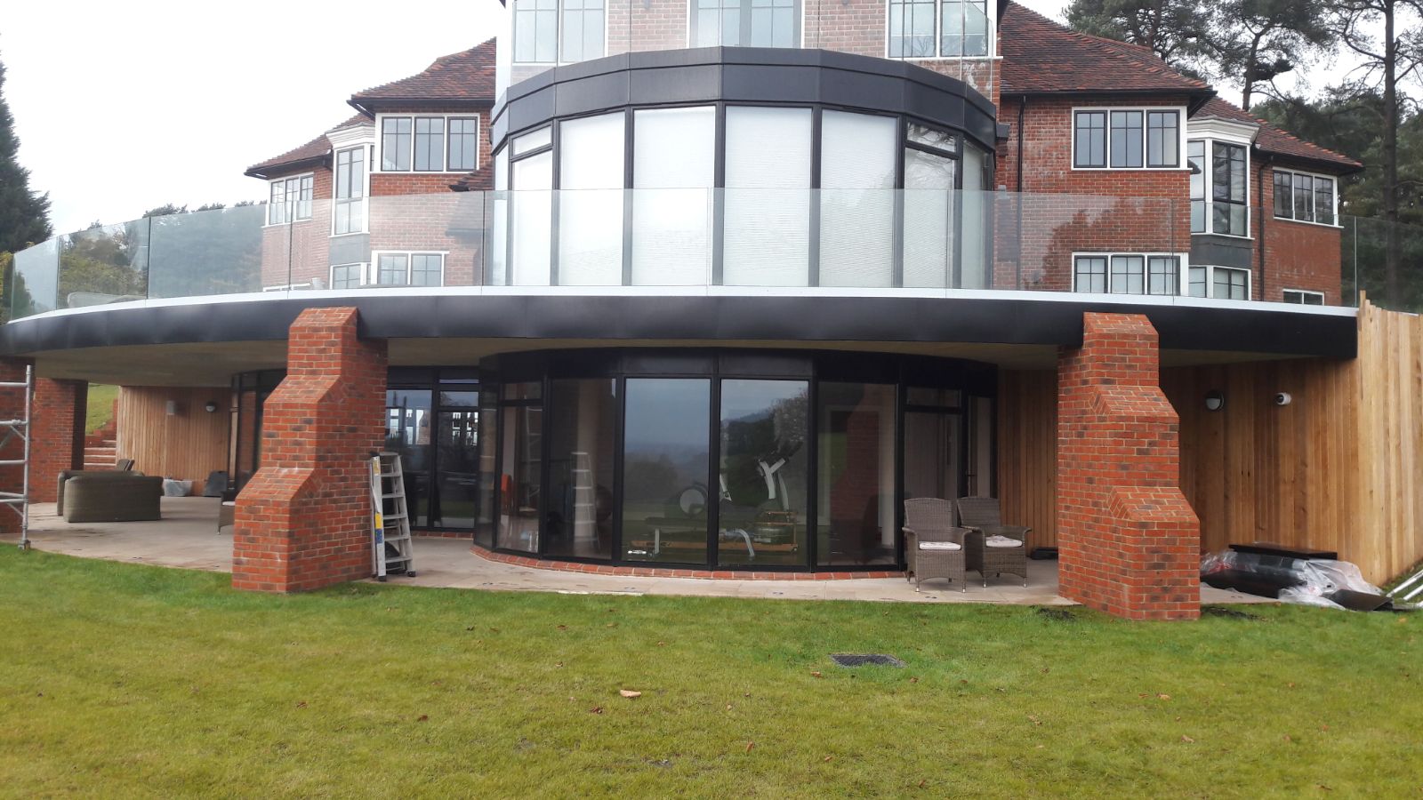 Radius Balcony Fascia and Capping by Guttercare UK Hampshire